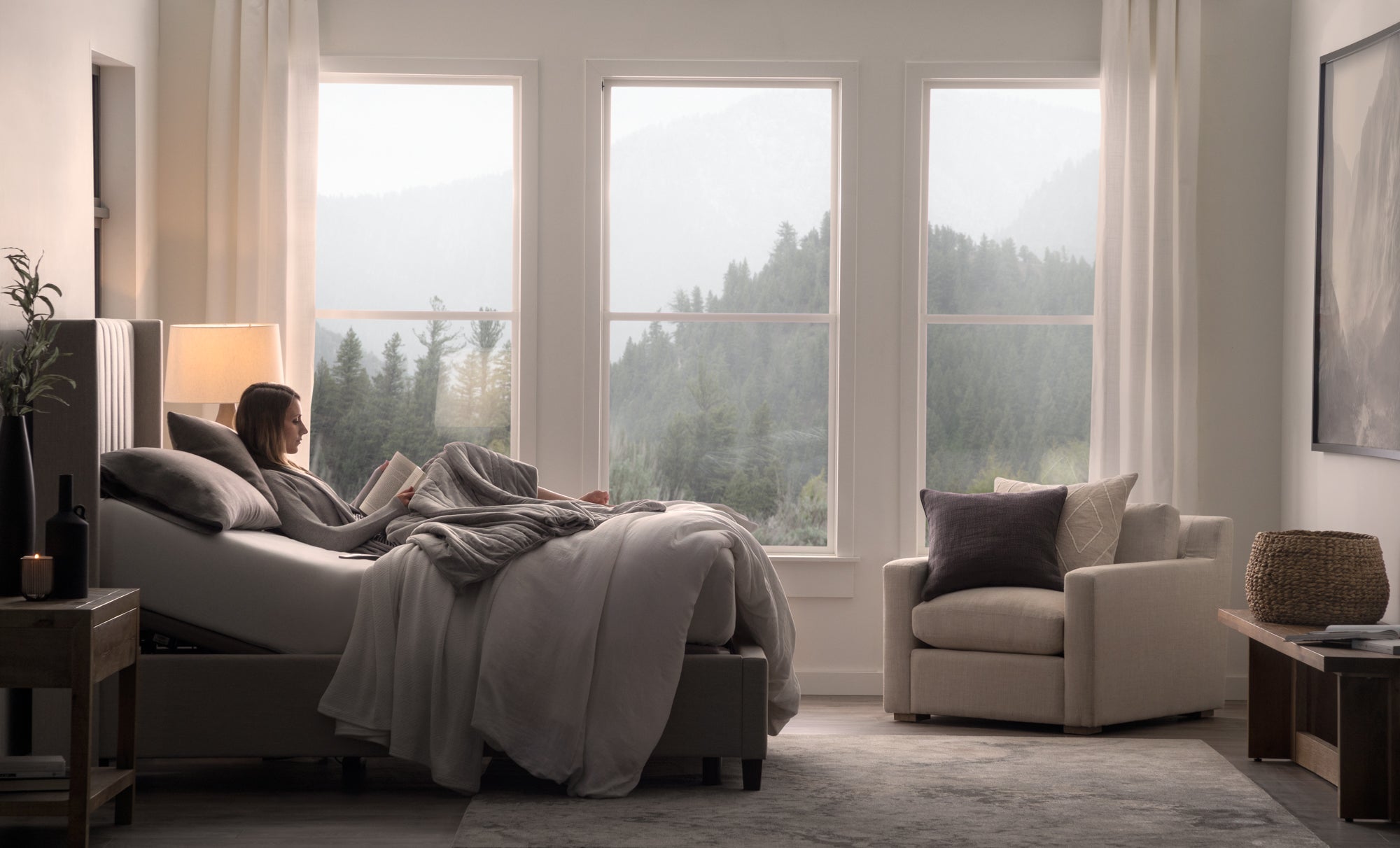 Experience Elevated Sleep with a Malouf™ Adjustable Bed Base – Malouf Home
